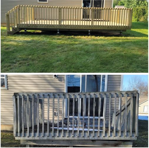 This Old Deck Should You Repair Or Is It Time To Replace Outdoor